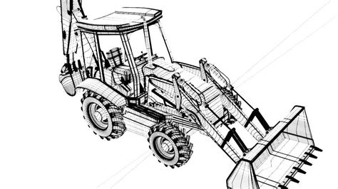Jcb Digger 3d Model Cgtrader