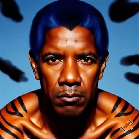 Egg With Crying Face Resembling Denzel Washington On Craiyon