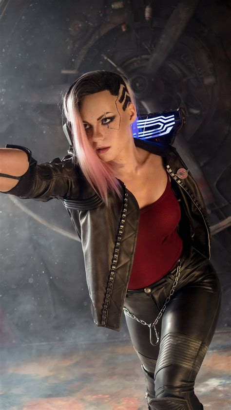 V From Cyberpunk 2077 Cosplay 4k Hd Phone Wallpaper Rare Gallery