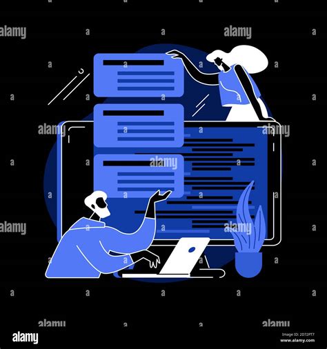 Software Requirement Description Abstract Concept Vector Illustration