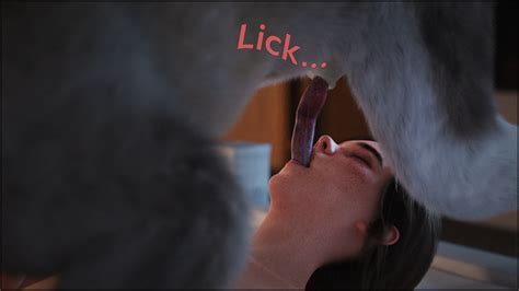 Rule 34 3d Bed Bedroom Blowjob Canine Canine Penis Closed Eyes Comic