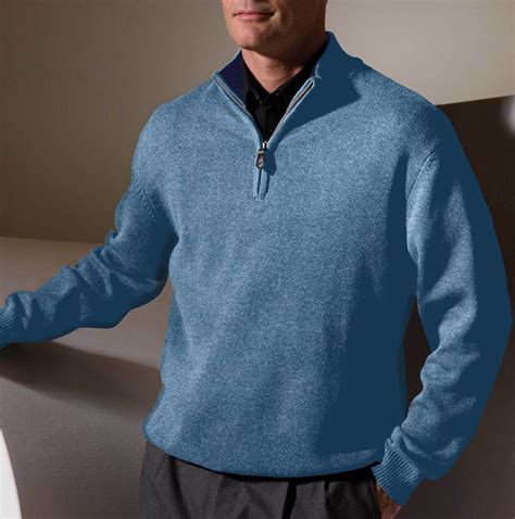 Mens Quarter Zip Sweater Sweaters Waitstuff Uniforms
