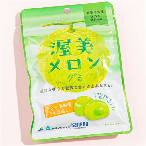 Kaneka Foods Lactic Acid Gummy Candy Atsumi Melon Japan Candy Store