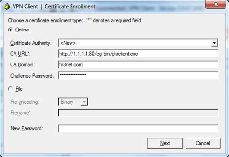 Cisco Asa Ipsec Vpn Using Certificates Via Scep Enrollment Fir3net