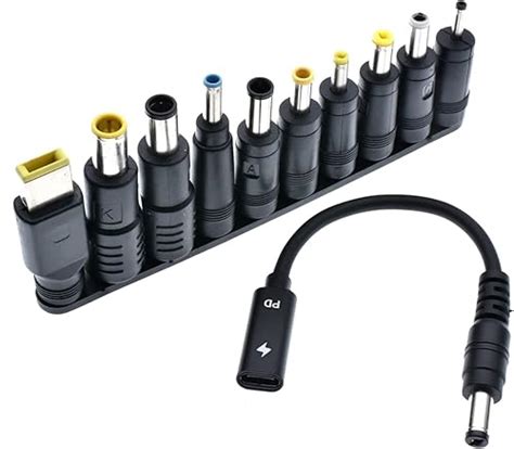 Jack Adapter W Type C Laptop Power Adapter Connector Plug Usb Type C To Universal Laptop