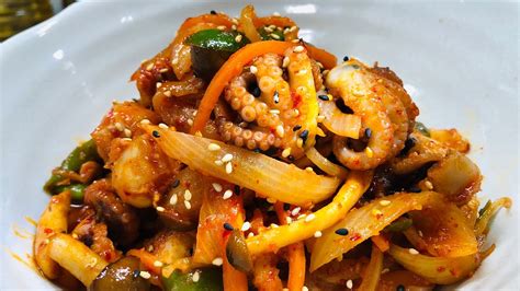 3 2イイダコ炒め作り方낙지 볶음 Youtube