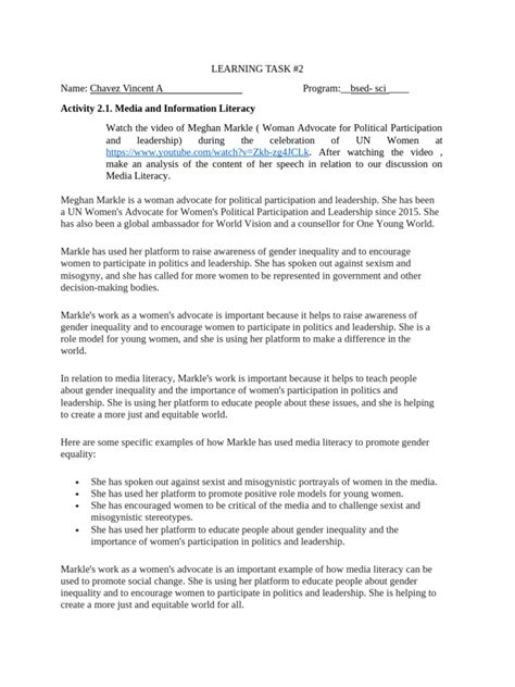 Finals Learning Task 2 Pdf Sexism Misogyny