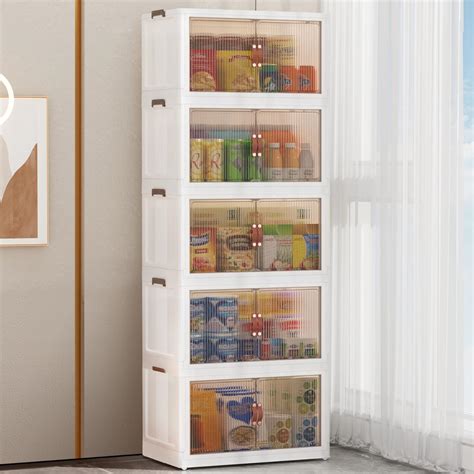 Amazon Com SAILUN Pack Gal Stackable Storage Bins Folding Storage Bins With Lid Closet