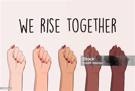 우리는 정치적 슬로건 흑인의 삶이 중요한 활동가 손 포스터를 함께 일어섭습니다 반인종주의 차별 평등 상징을 중지합니다 형평성 항의 흑인 인간의 힘은 인용을 단결 수락 허용