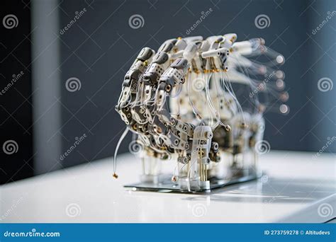 Custom Robotic Hand With Ultra Sensitive Tactile Sensors And Microrubber Fingertips For