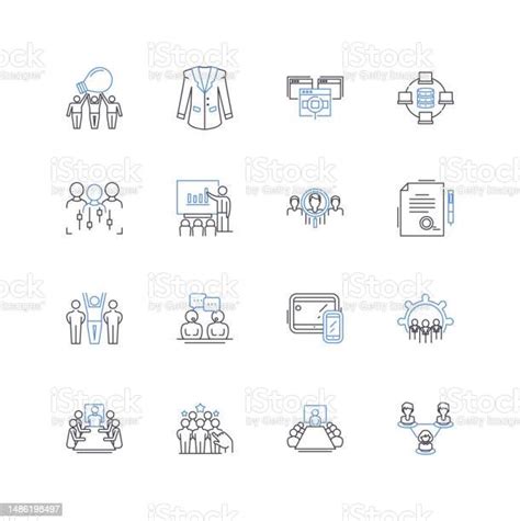 브레인스토밍 세션 줄 아이콘 모음입니다 영감 창의성 아이디어 협업 혁신 브레인스토밍 세션 벡터 및 선형 일러스트레이션 사고 문제 해결 협회 개요 표지판 설정 마인드맵에 대한