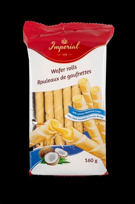 Imperial Wafer Rolls With Coconut 160g The Dutch Shop