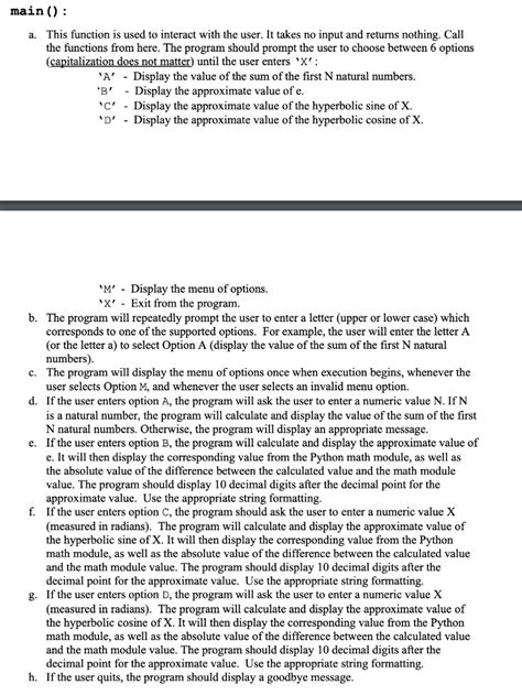 Solved For This Assignment I Am Asked To Create A Program To