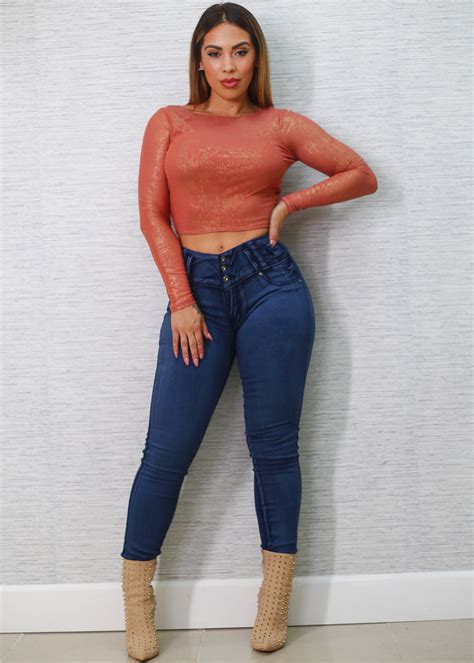 High Waist And Butt Lifting Jeans For Women Levanta Cola Moda Xpress