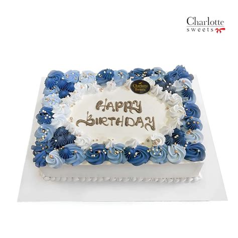Happy Birthday Rectangle Cake Delivery In Dubai Sharjah