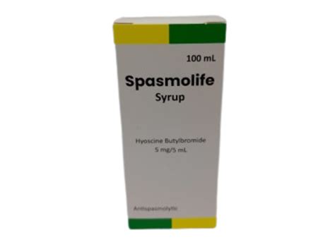 Spasmolife Syrup 100ml Oasis Pharmacy