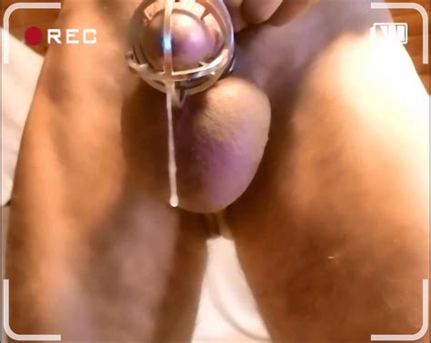 Slave In Penis Cage Cumshot Chastity Thisvid Com