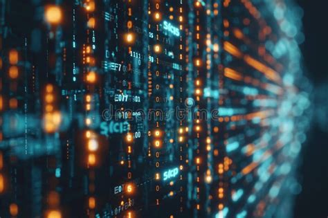 Abstract Digital Code Background Stock Illustration Illustration Of Computer Future 342209418