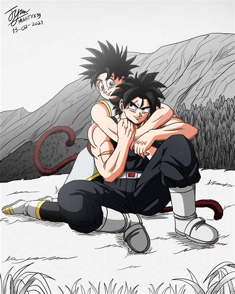 Lovely Saiyan Couple Normal By Mightyx39 On Deviantart