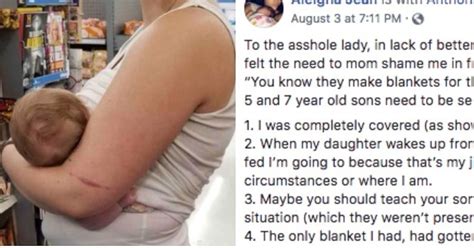 Breastfeeding Mom Has The Perfect Response For Woman Who Shamed Her