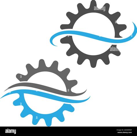 Gear Logo Template Vector Icon Illustration Stock Vector Image Art