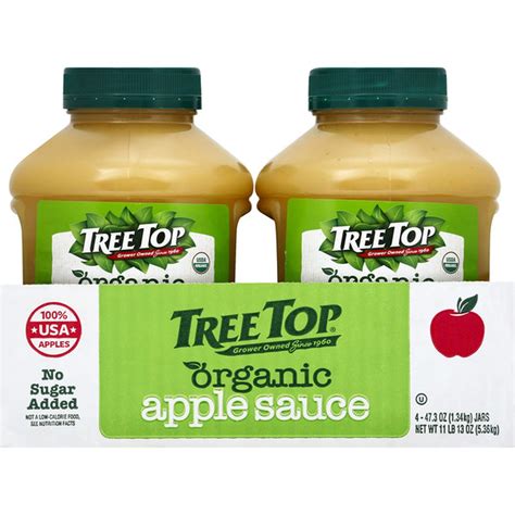 Tree Top Apple Sauce Jars Organic 473 Oz Delivery Or Pickup Near Me