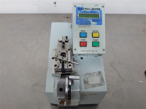 True Soltec Pt 100 Wire Tension Auto Pull Tester M0712 Oco Industrial