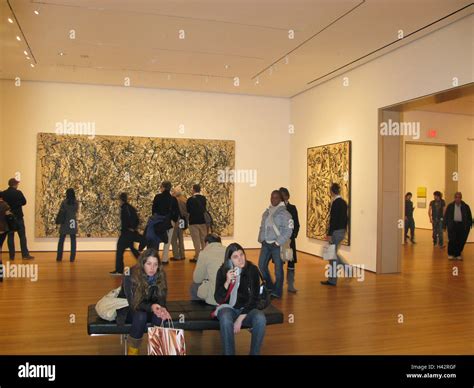 The Usa New York City Manhattan Moma Exhibit Artist Jackson