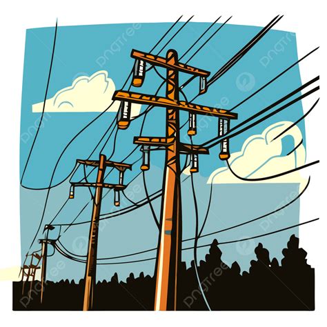 Power Lines Clipart