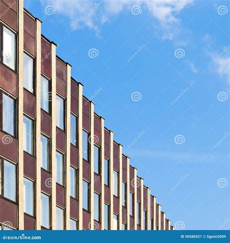 Rhythm In Architecture Of Building Stock Image Image Of Shape House