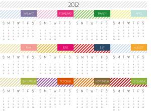 10 Free Printable 2012 Calendars Dollar Store Crafts