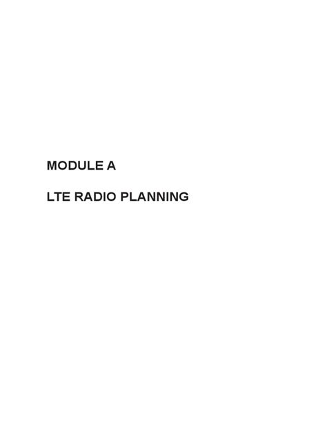 Pdf Module 5 Lte Radio Planning Dokumen Tips