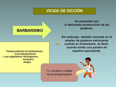 Vicios De Lenguaje Barbarismo