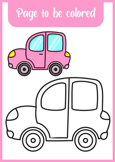 8 페이지 자동차 색칠하기 책 만화 이미지 Freepik에서 무료 다운로드