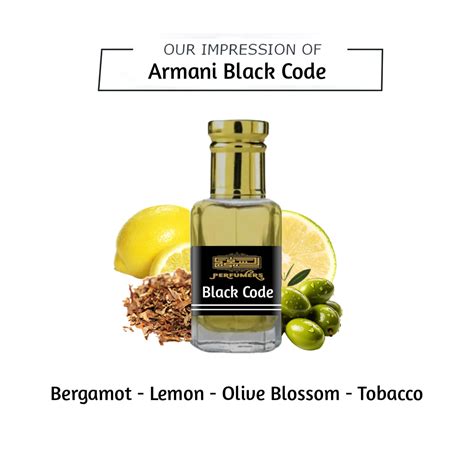 Armani Black Code Intense Mysterious Concentrated Perfume Attar Get Your Stuff