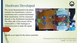Real Time Load Monitoring Of Distribution Transformer Using IOT PPTX Internet Of Things
