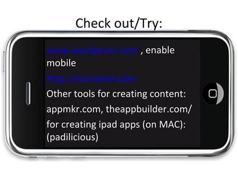 Mobile Learning Workshop Ppt