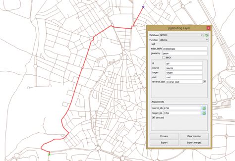 Simple Route Analysis With Pgrouting And Qgis Gis Course Tyc Gis