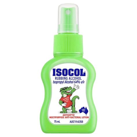 Isocol Rubbing Alcohol Antiseptic 75ml Chemistworks Pharmacy