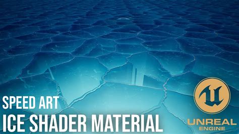 Speed Art Unreal Engine 5 Making Stylized Glowing Ice Shader Youtube
