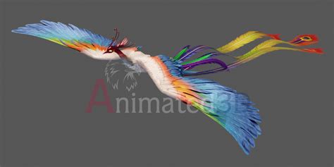 Phoenix Ver2 Animated 3d Model By Animated3d
