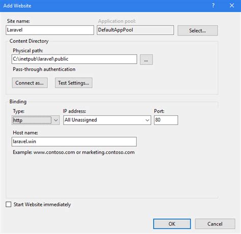 Laravel Install On Windows IIS JimFrenette Com