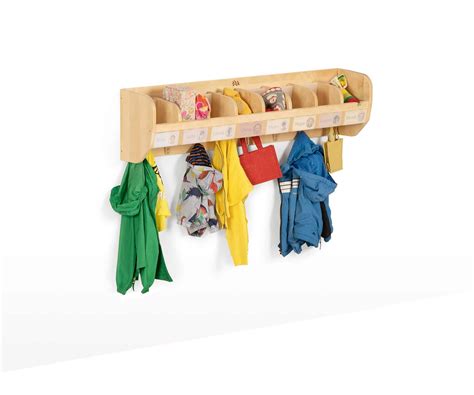 Compact Wall Cubbies With 8 Hooks 130cm Jaggo