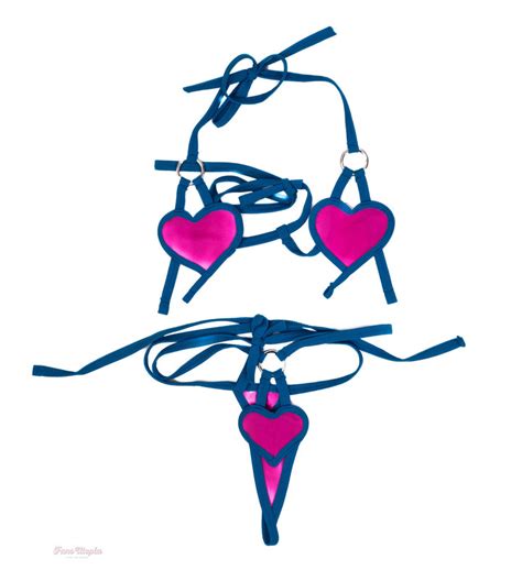 Luna Legend Blue Pink String Bikini Fans Utopia