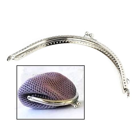 수제 빈티지 양각 사각형 반원형 동전 지갑 핸드백 손잡이 사양 원형 대형