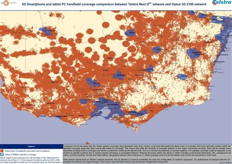 Maps Telstra Mocks Optus Mobile Coverage With New Maps Itnews