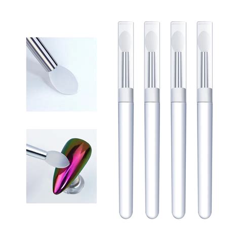 Silicone Nail Chrome Powder Applicator Limegirlstore