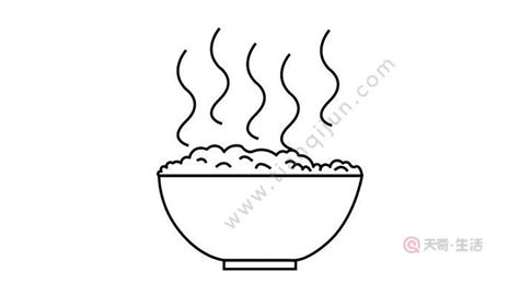 壮族五色糯米饭简单简笔画 天马图吧