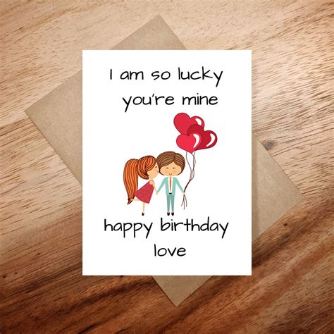 Happy Birthday To My Love Birthday Card Birthday Love Card Happy