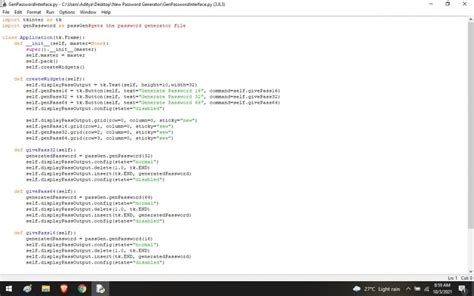 python program to basic new password generator using python tkinter kashipara